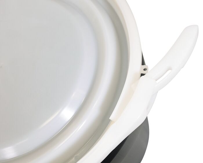 Yellow 20 Gal Plastic Drum Barrel | Plastic Lever-Lock | 1652 | Eagle