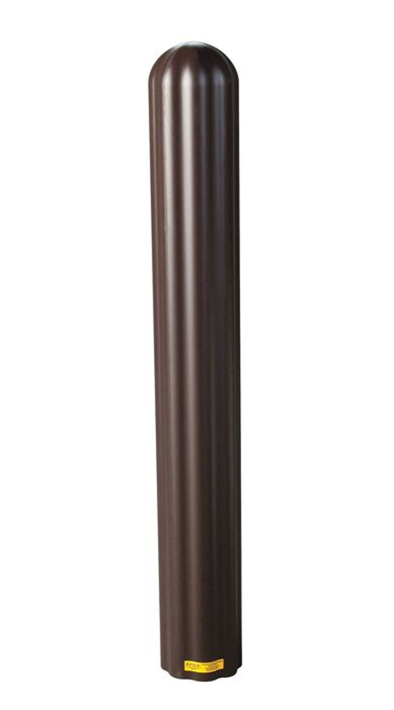 Brown 8" x 56" Bollard Post Cover | Fluted | 1738BR | Eagle