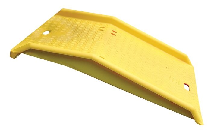 Yellow 10" Plastic Shipping Container Ramp | 1795CR | Eagle