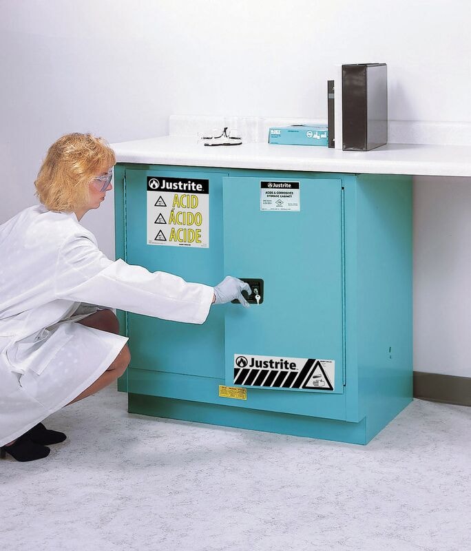 Under Counter Corrosive Cabinets for Acids and Bases | Eagle