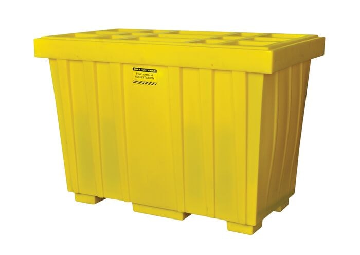 Yellow Spill Kit Box 220 Gal Sump No Drain | 1625K | Eagle