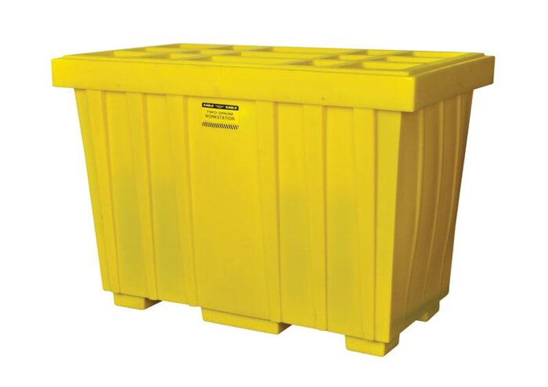 Yellow Spill Kit Box 220 Gal Sump No Drain | 1625K | Eagle