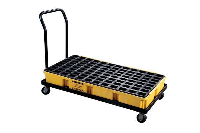 Spill Containment Cart and Pallet, 30 Gallon Capacity | 1637 | Eagle