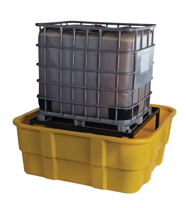 Yellow Steel Platform IBC Contain Unit No Drain | 1680 | Eagle