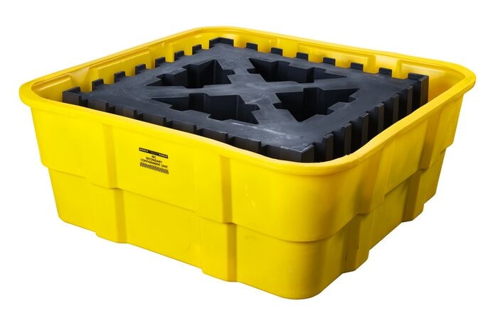 Yellow Poly Platform IBC Contain Unit No Drain | 1683 | Eagle