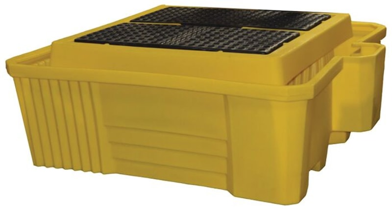 Yellow IBC Containment Unit Pail Holder No Drain | 1685 | Eagle