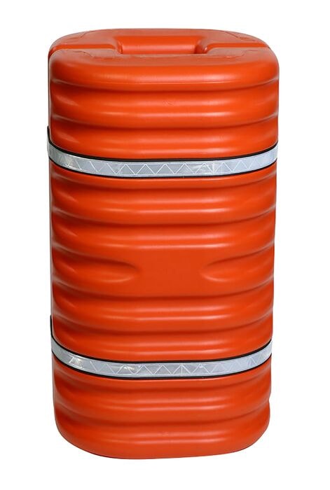 Orange Hi-Vis Column Protector with Straps 10” Column | 1710OR | Eagle