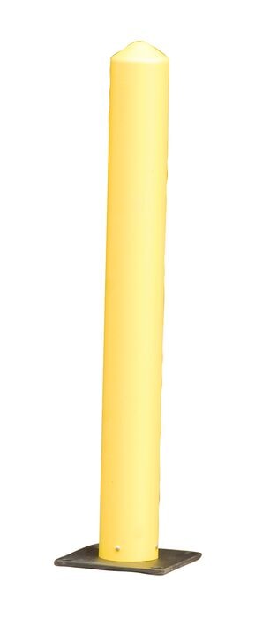 5" x 42" Yellow Plastic Bollard Post | 1731 | Eagle