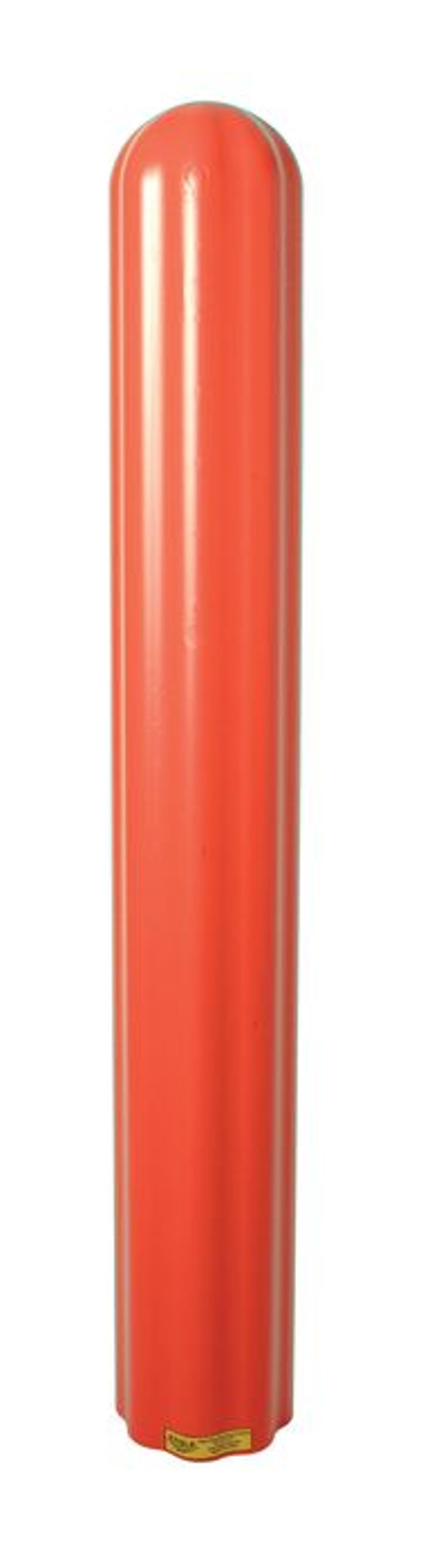 Orange 4" x 56" Bollard Post Cover | Fluted | 1732OR | Eagle