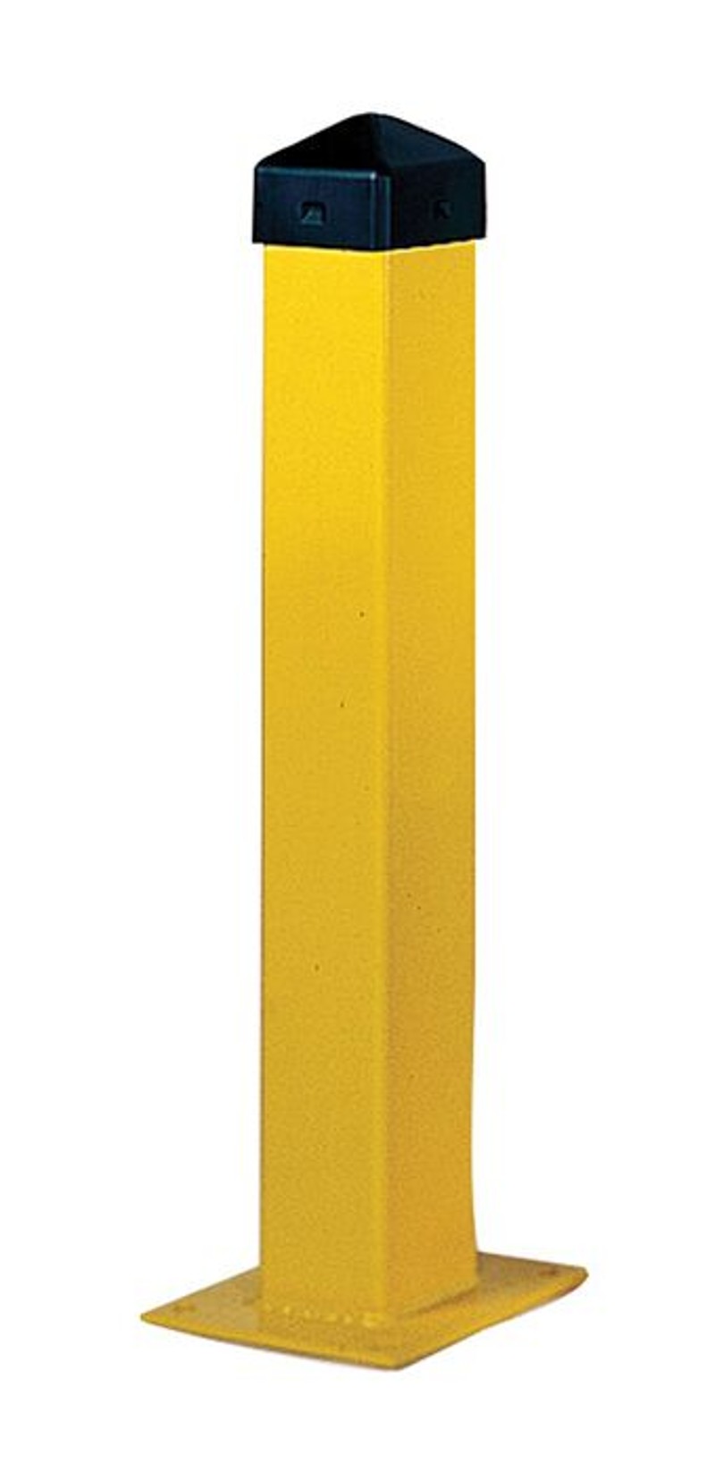 5" x 36" Yellow Bollard Post | Square, 1/4" Steel | 1753 | Eagle