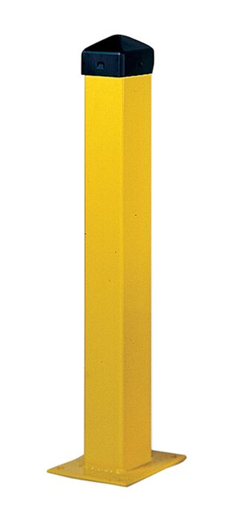 5" x 42" Yellow Bollard Post | Square, 1/4" Steel | 1754 | Eagle
