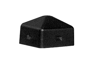 Black 5" Plastic Post Cap, Outside 5 1/4" Dia. | Square | 1759 | Eagle
