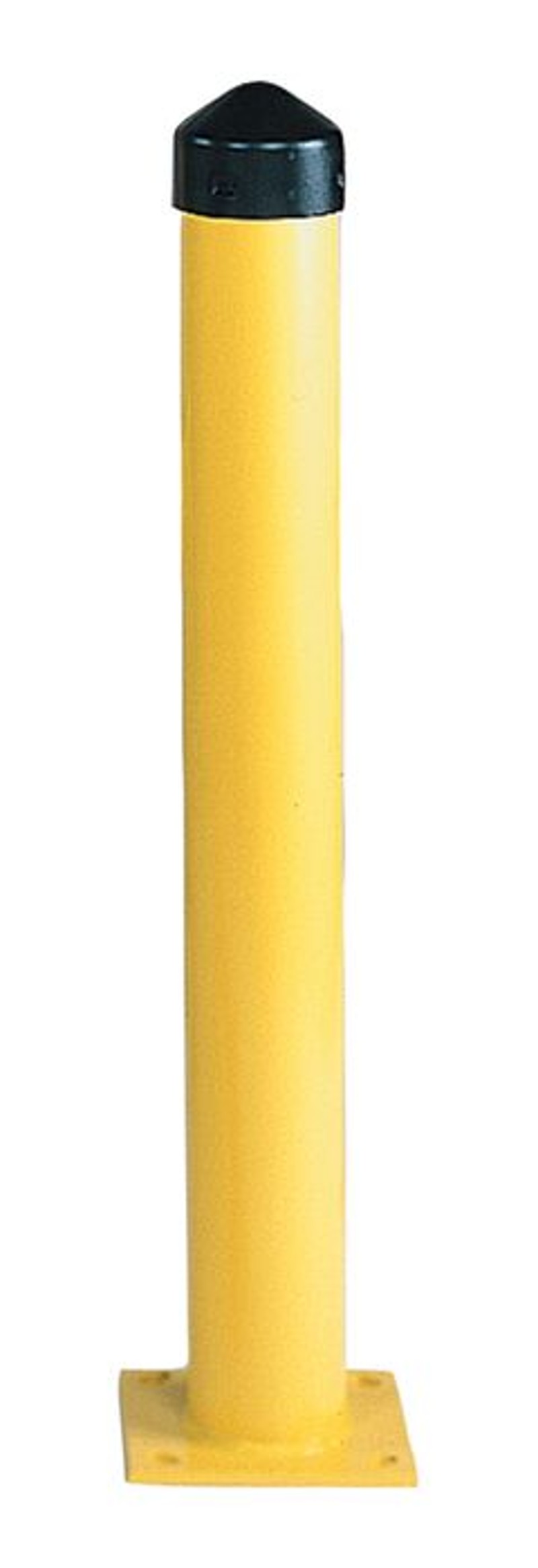 6" x 42" Yellow Bollard Post | Round, 1/4" Steel, | 1764 | Eagle