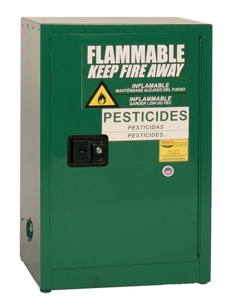 12 Gallon Pesticide Cabinet, Self Closing | Eagle PEST24X | Eagle