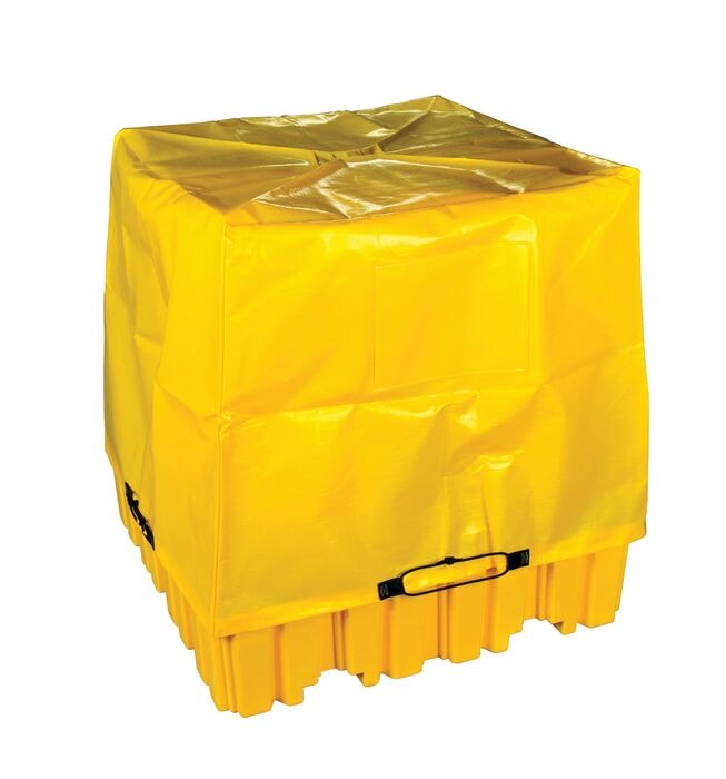 Yellow Tarp Cover Fits 4 Drum Pallet | T8604 | Eagle