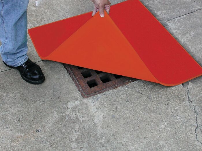 Red 36" x 36" Drain Cover | T8723 | Eagle