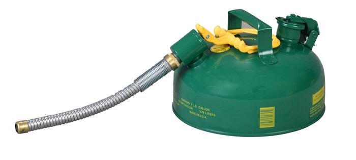 1 Gal Green Metal Safety Can for Combustibles | Type II | U211SG | Eagle
