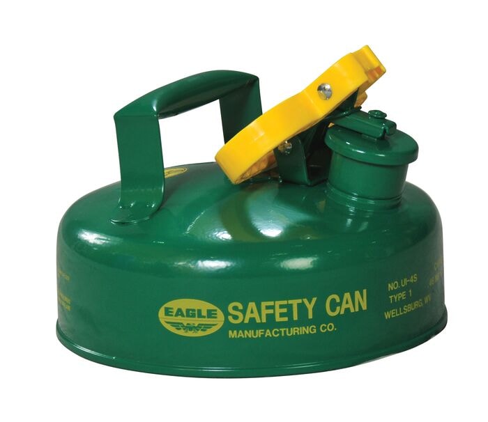 2 Quart Green Safety Can for Combustibles | Funnel | Type I | UI4FSG ...