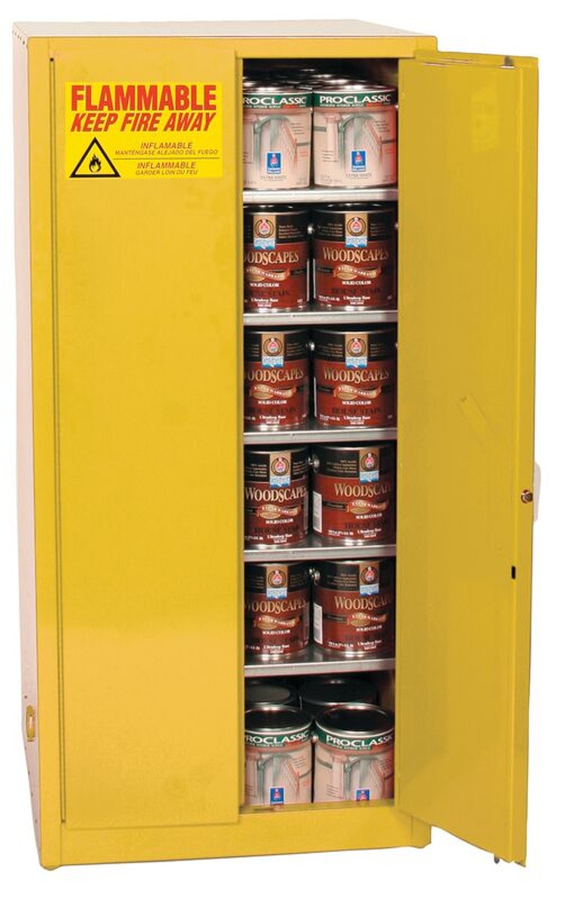 96 Gallon Paint Storage Cabinet, Self Closing | Eagle YPI6010X | Eagle